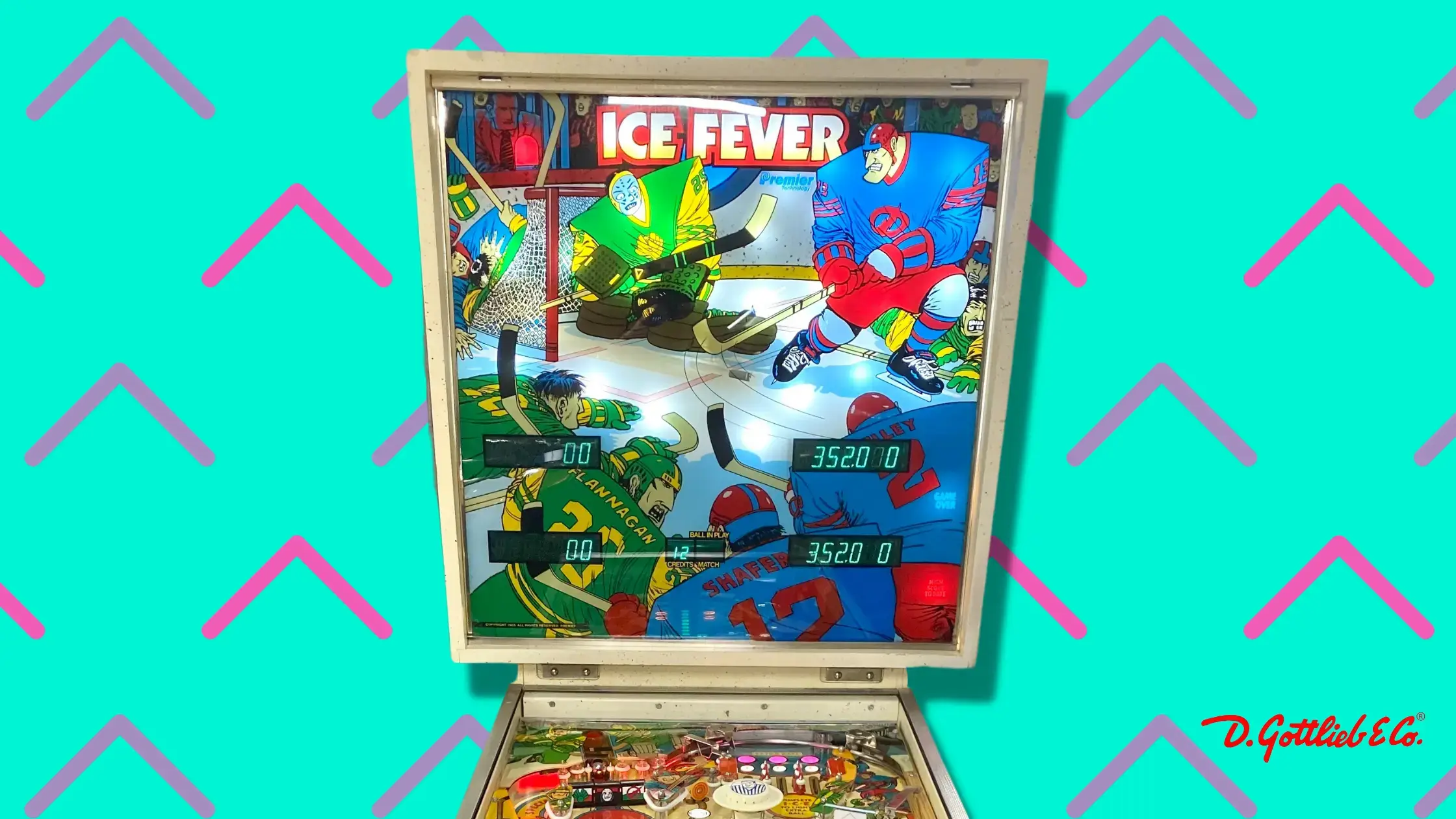 Ice Fever (1985) Pinball Machine by D. Gottlieb & Co.