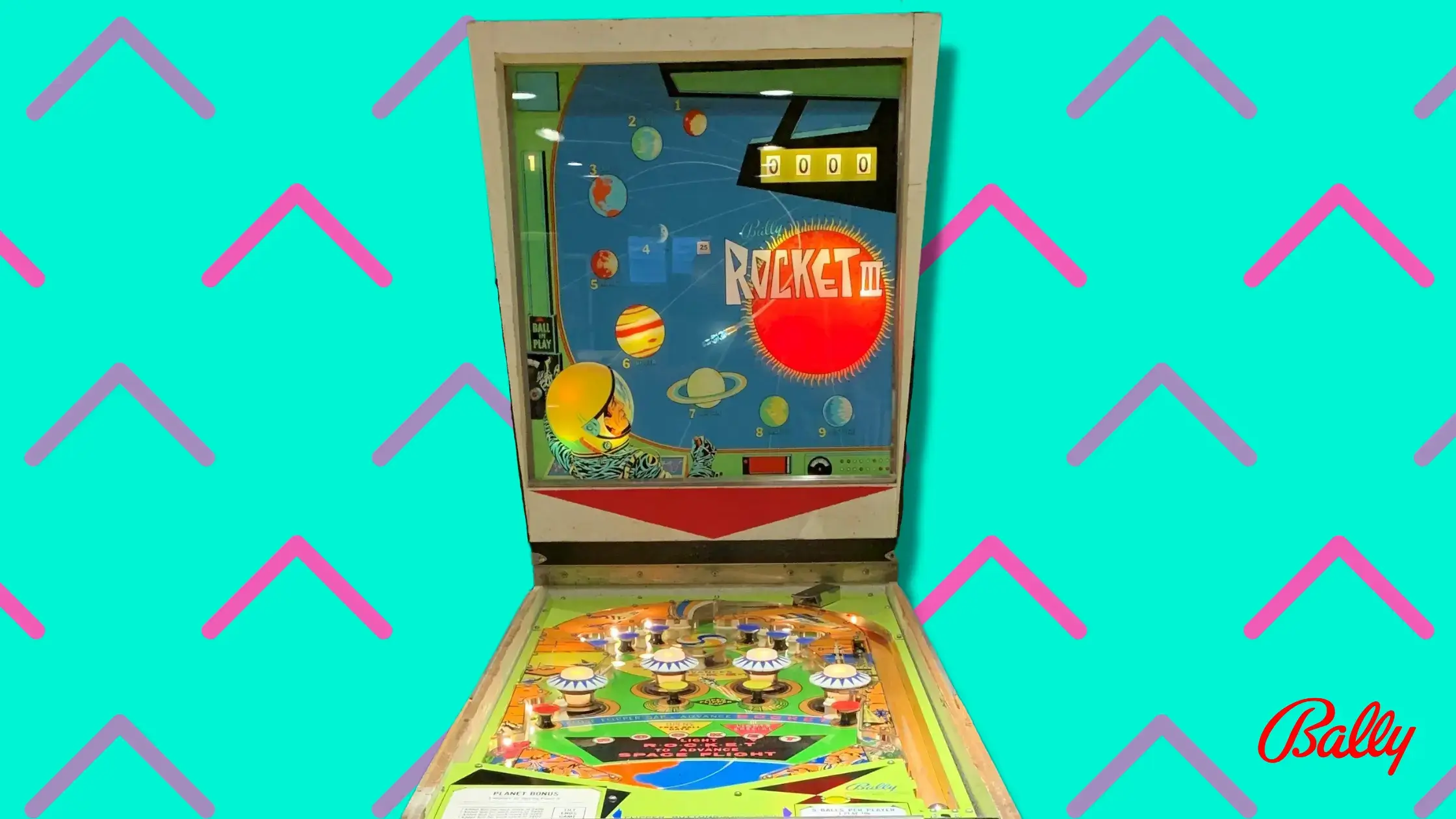 Rocket III (1967) Pinball Machine by Bally Manufacturing Co.
