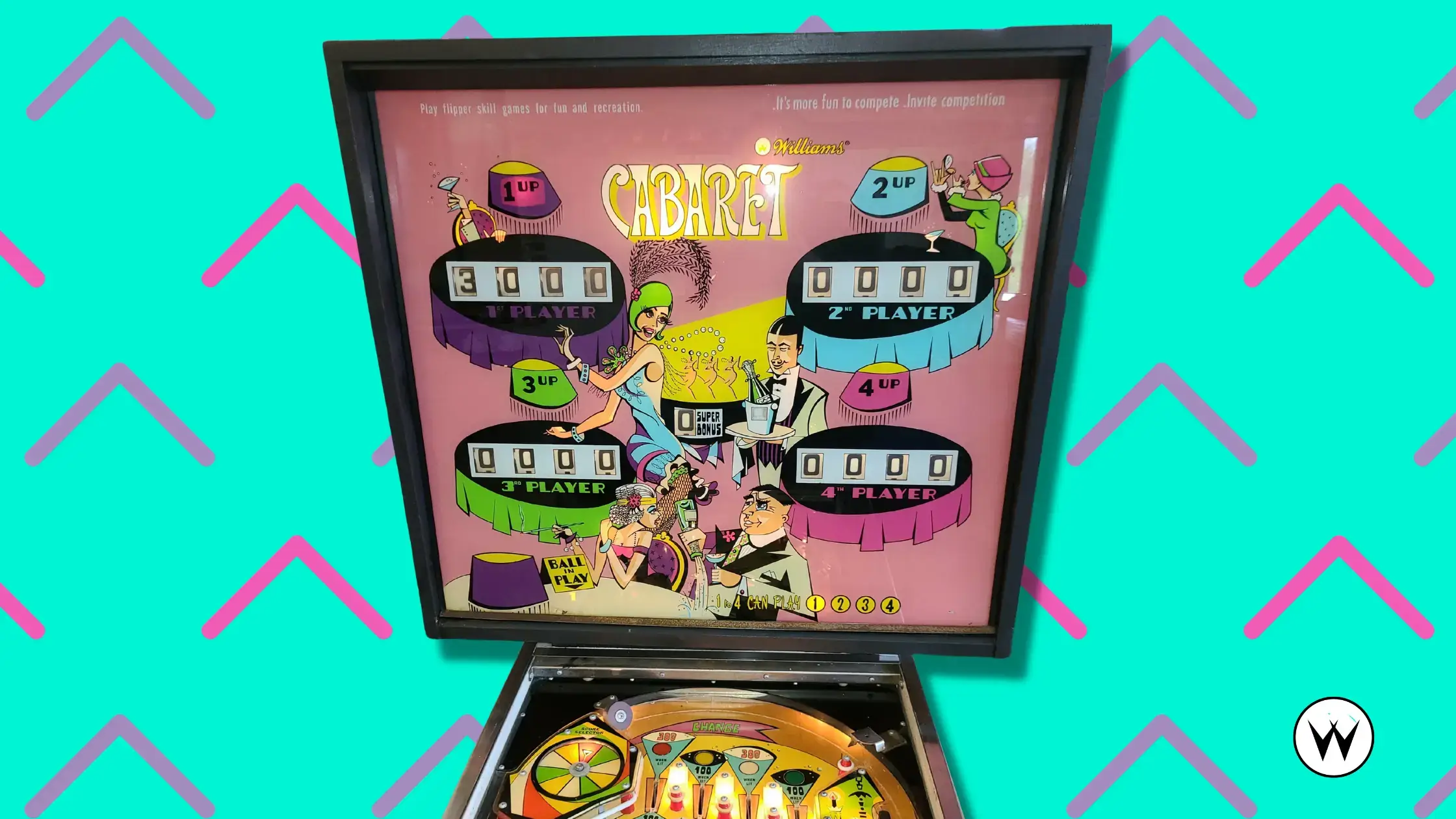 Cabaret (1968) Pinball Machine by Williams Electronic Games Inc.