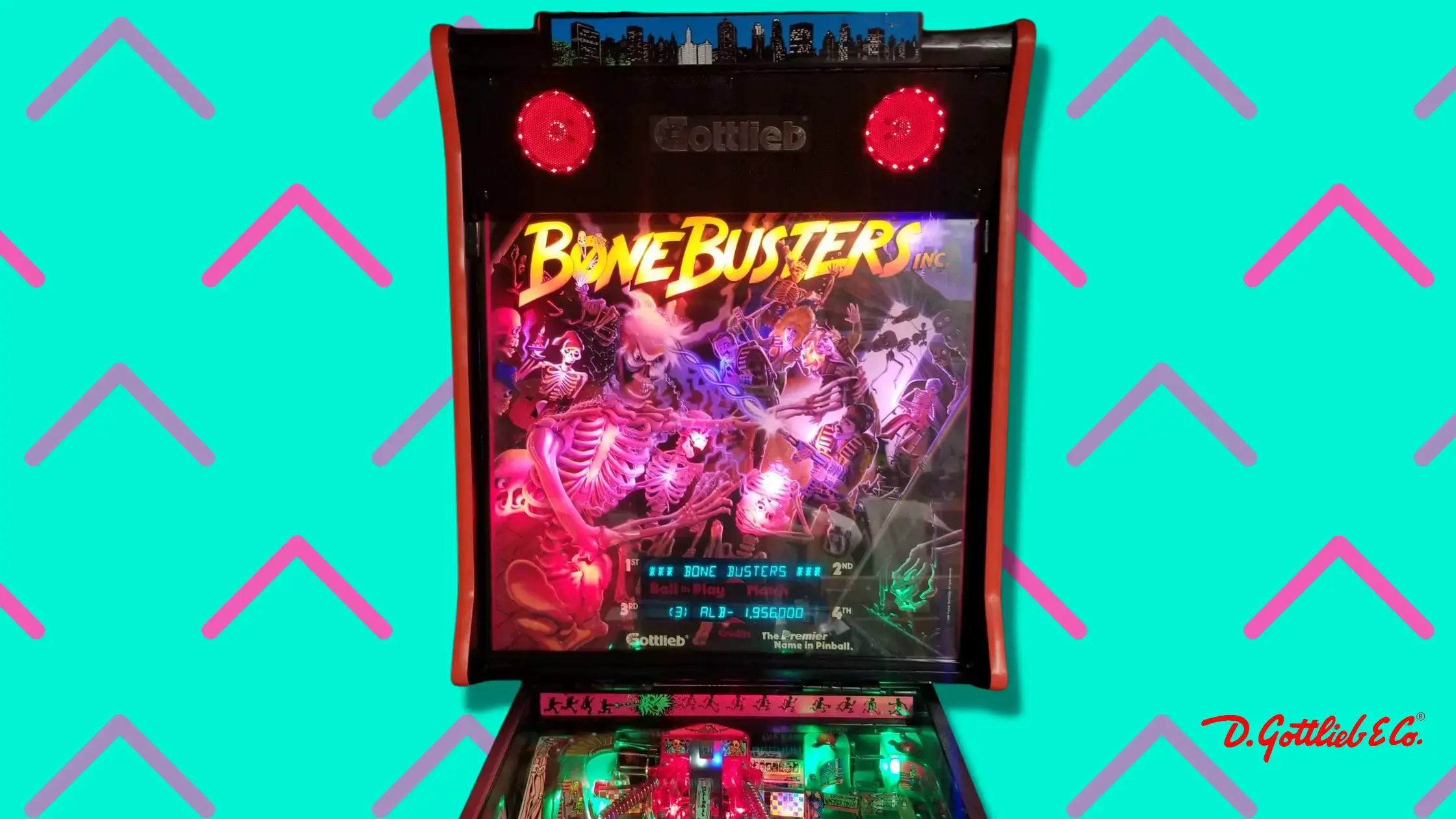 Bone Busters Inc. (1989) Pinball Machine by D. Gottlieb & Co.