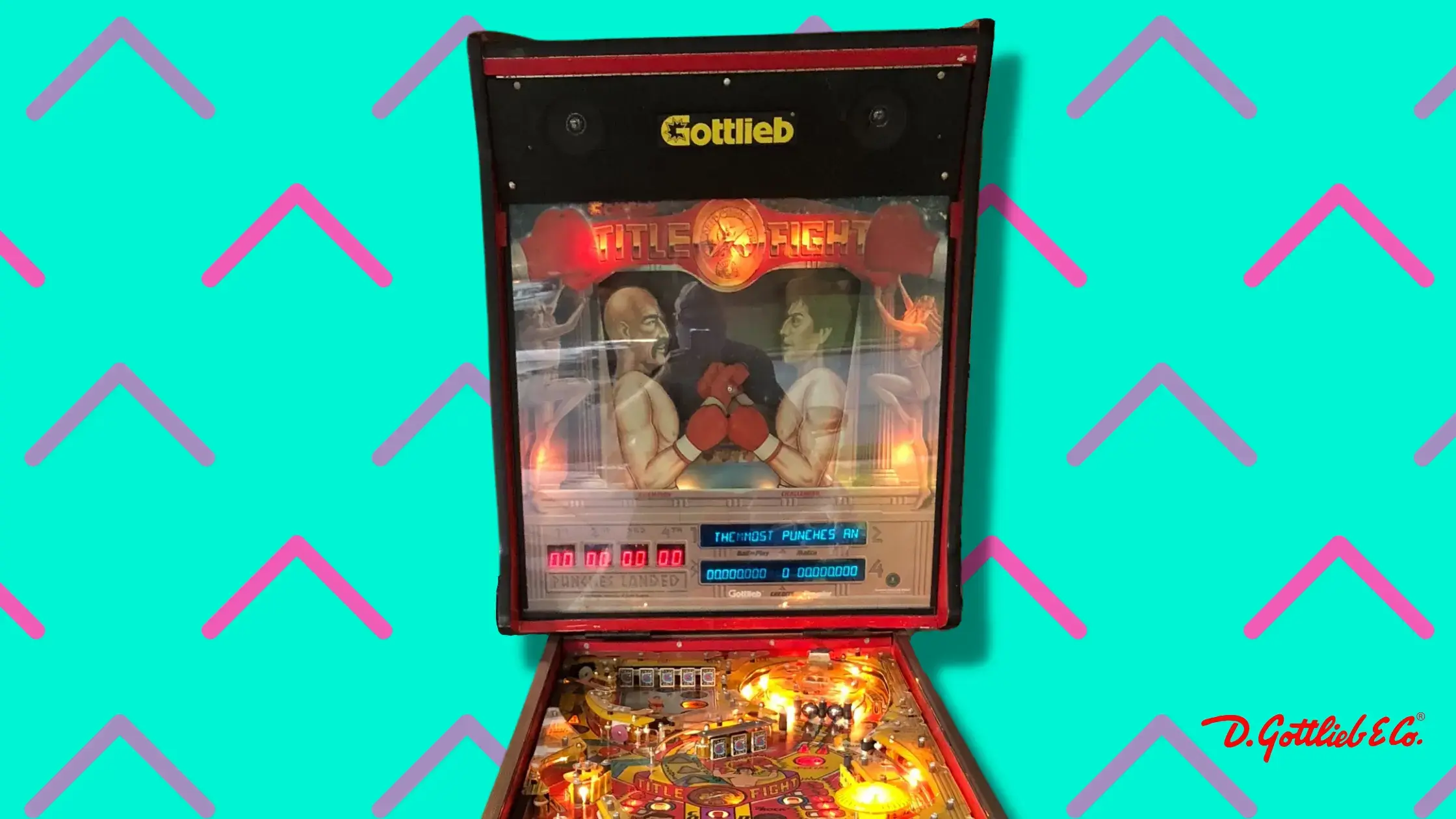 Title Fight (1990) Pinball Machine by D. Gottlieb & Co.
