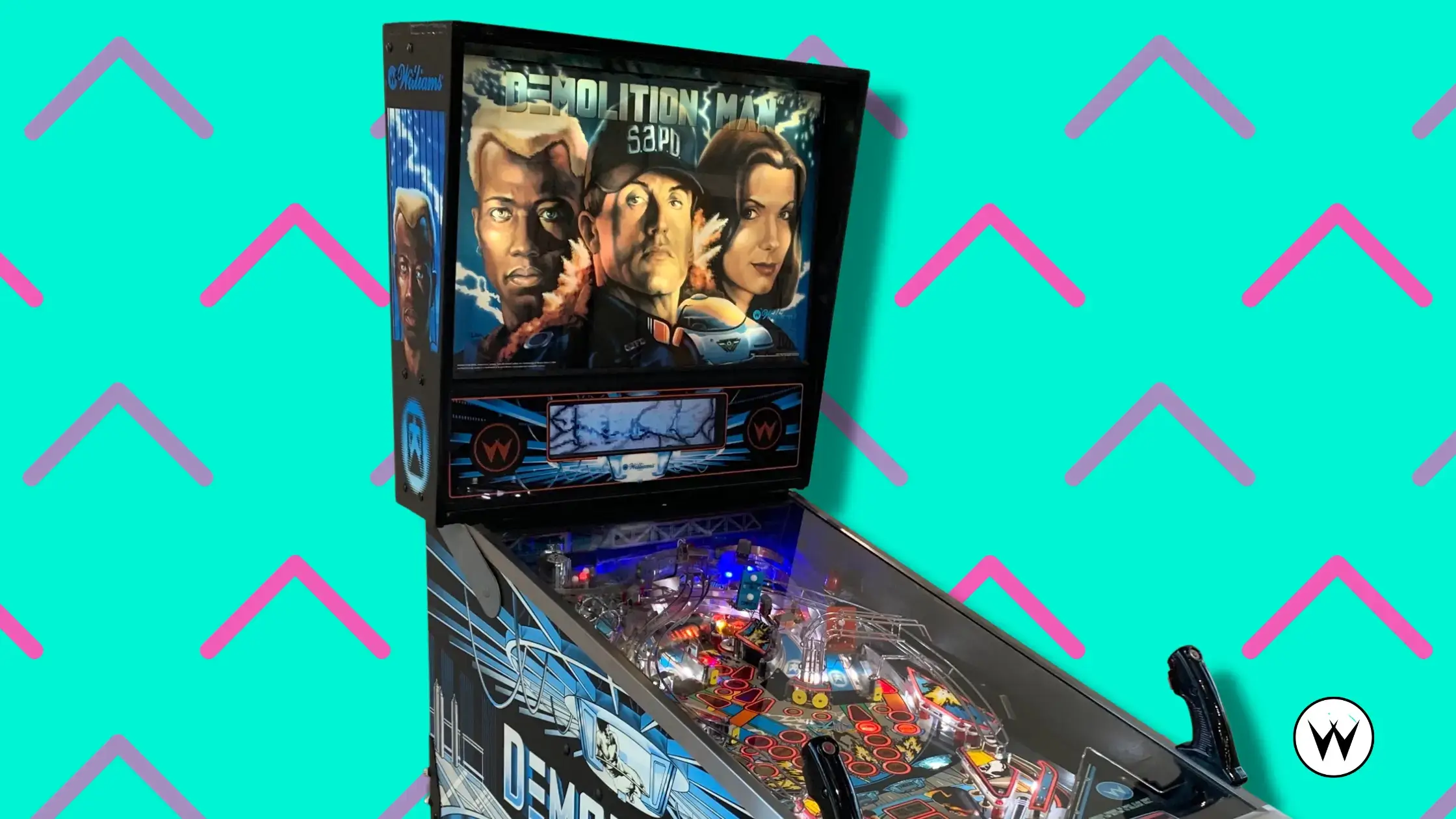 Demolition Man (1994) Pinball Machine by Williams Electronic Games Inc.