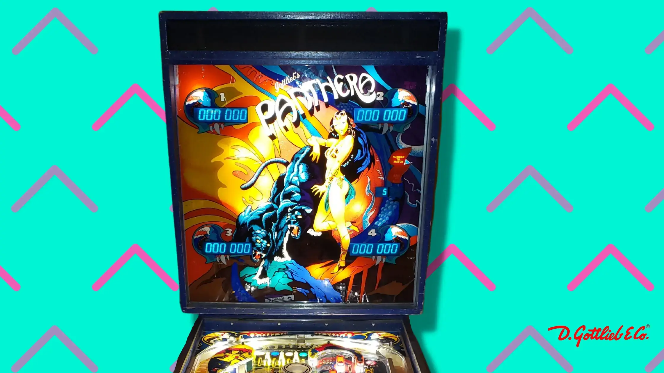 Panthera (1980) Pinball Machine by D. Gottlieb & Co.