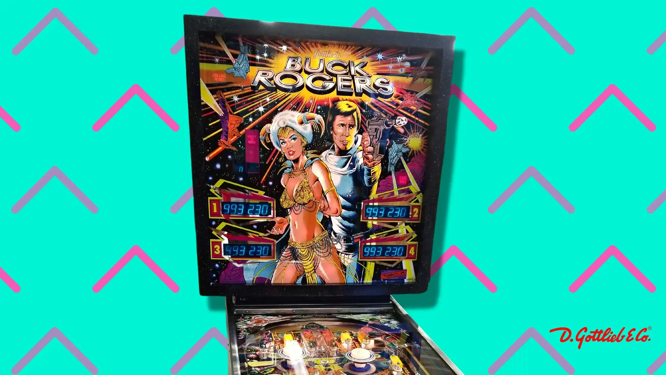 Buck Rogers (1980) Pinball Machine by D. Gottlieb & Co.