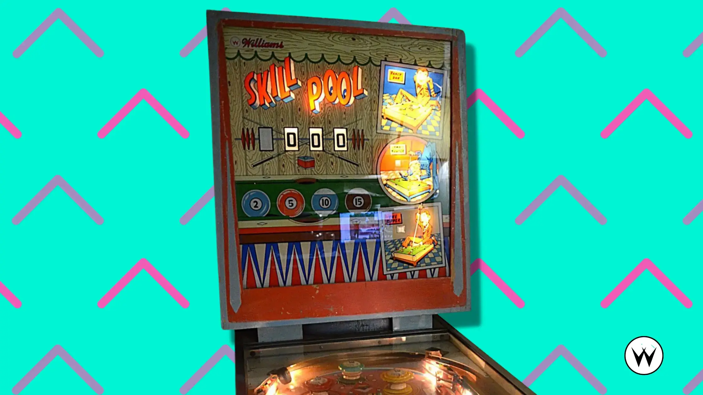 Skill Pool (1963) Pinball Machine by Williams Electronic Games Inc.