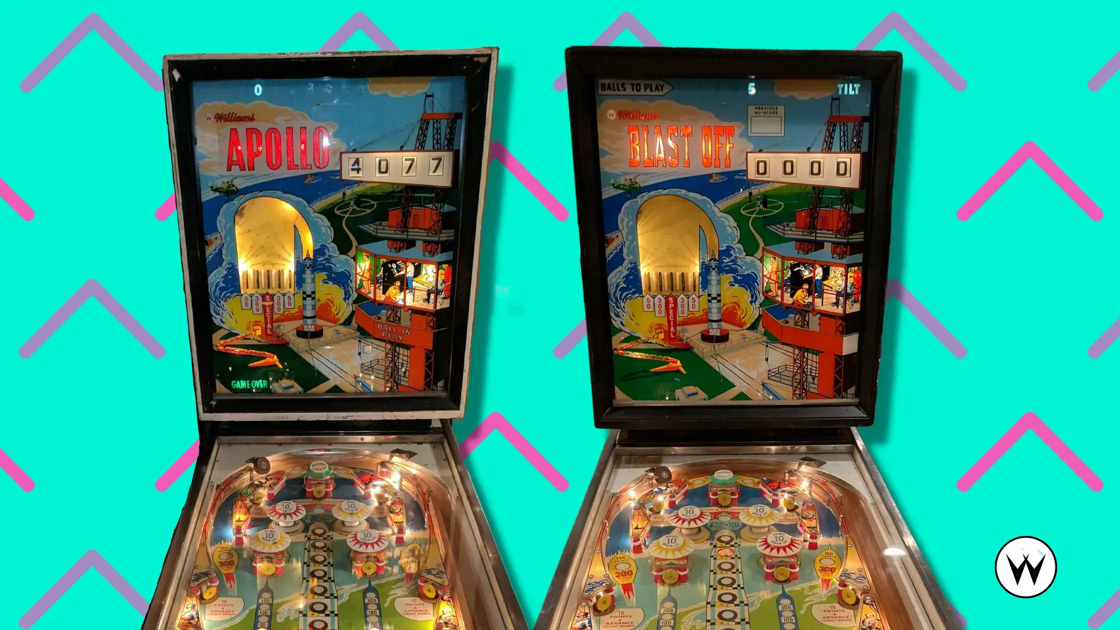 Apollo / Blast Off (1967) Pinball Machine by Williams Electronic Games Inc.