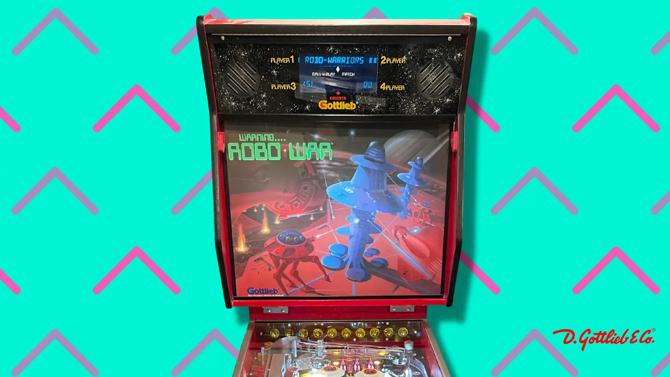 Robo-War (1988) Pinball Machine by D. Gottlieb & Co.