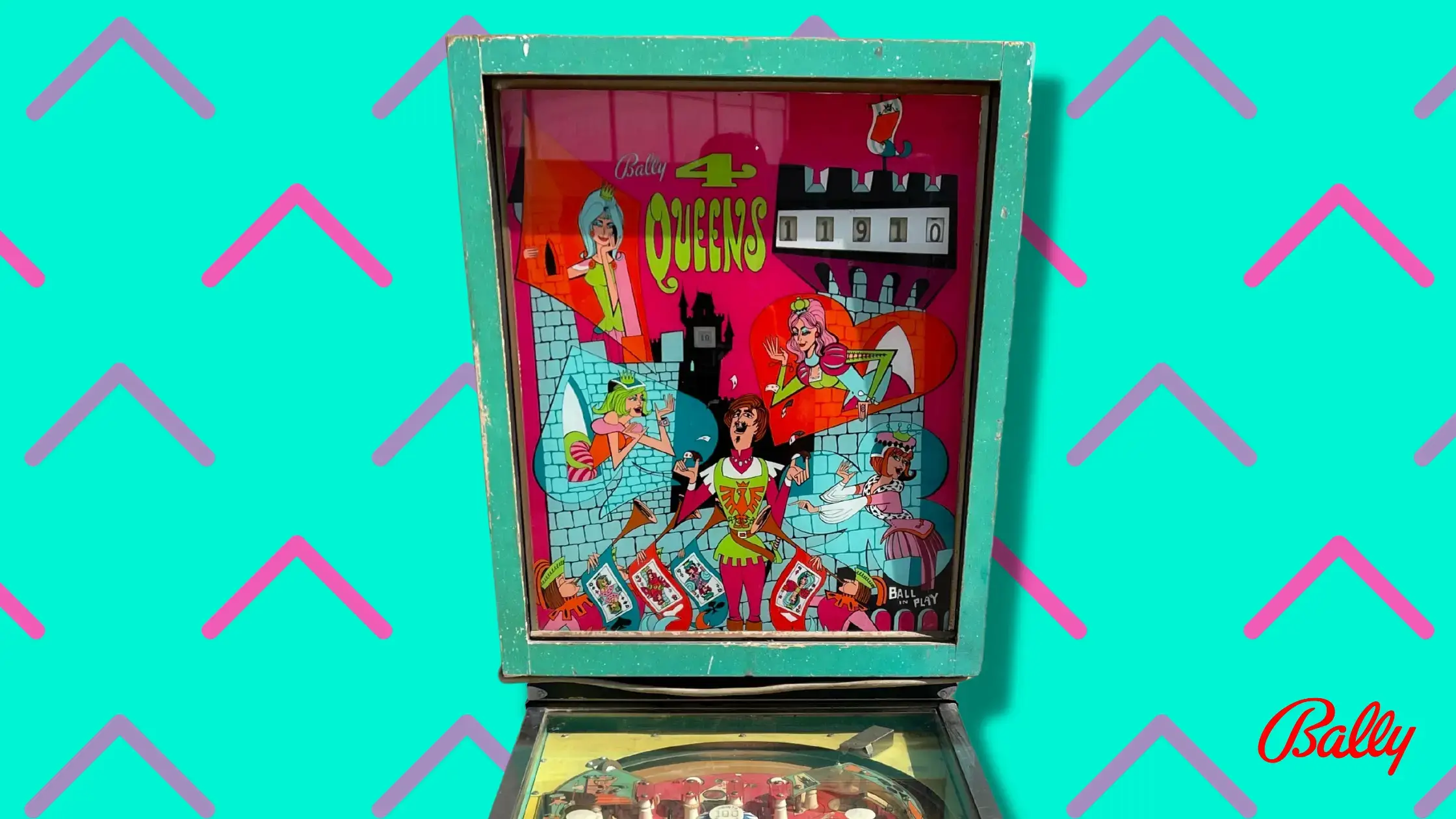 4 Queens (1970) Pinball Machine by Bally Manufacturing Co.