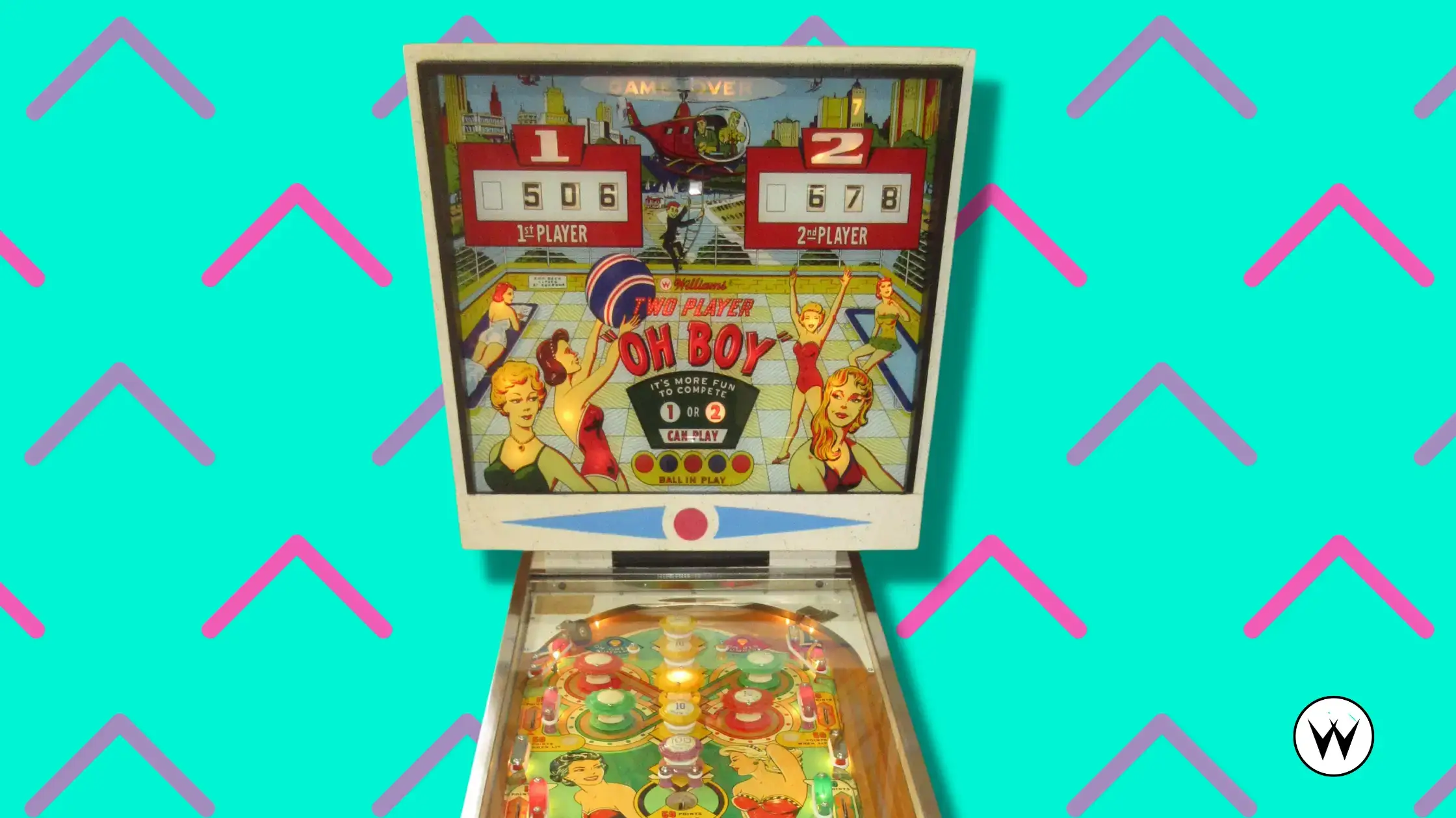 Oh Boy (1964) Pinball Machine by Williams Electronic Games Inc.