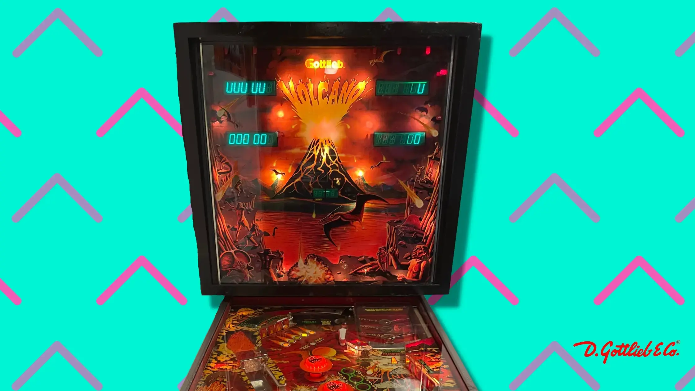 Volcano (1981) Pinball Machine by D. Gottlieb & Co.
