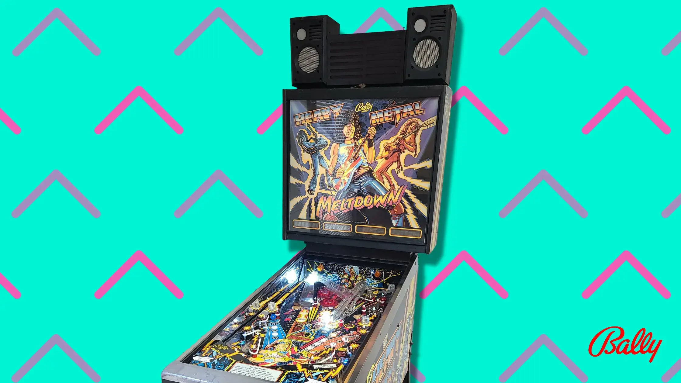 Heavy Metal Meltdown (1987) Pinball Machine by Bally Manufacturing Co.