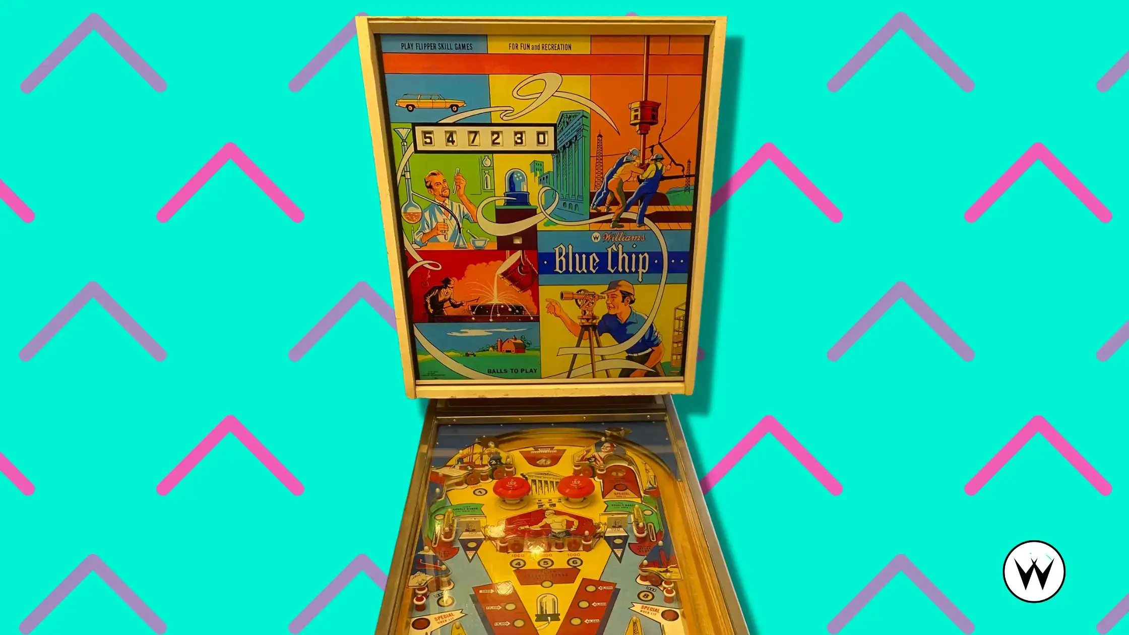 Blue Chip (1976) Pinball Machine by Williams Electronic Games Inc.