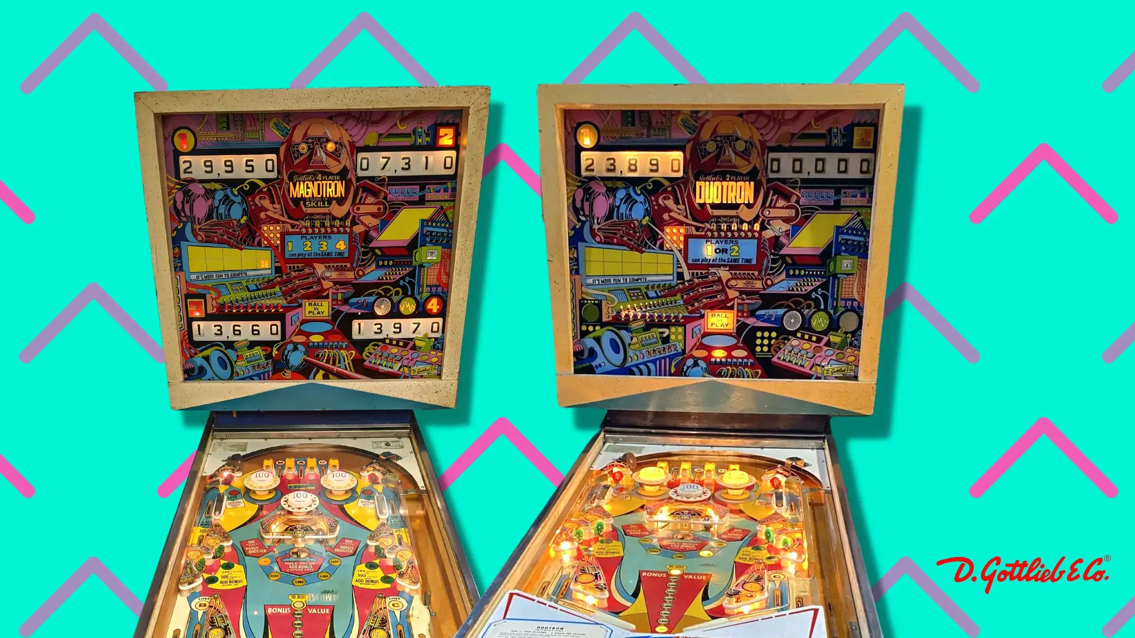Magnotron / Duotron (1974) Pinball Machine by D. Gottlieb & Co.