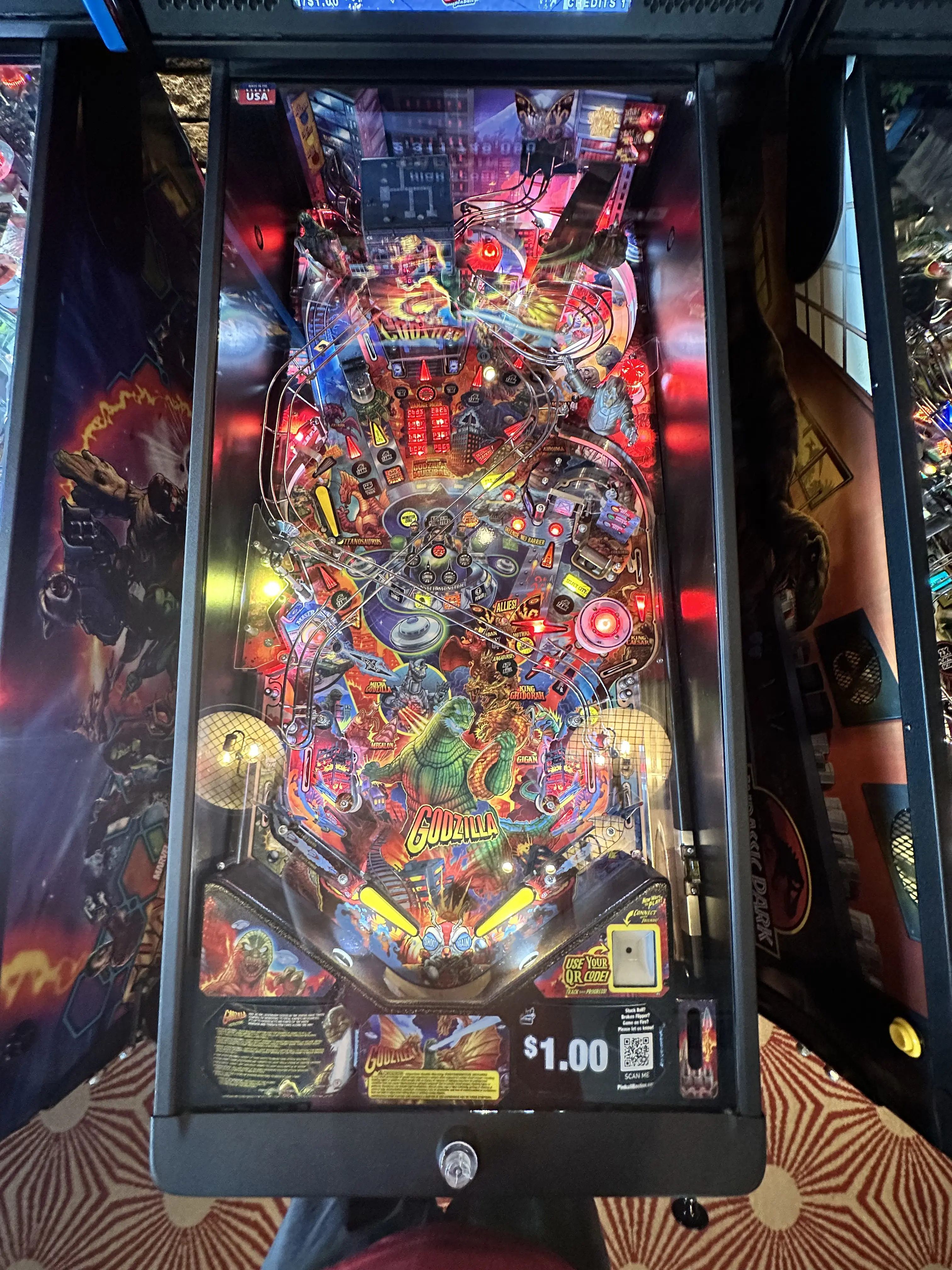 Godzilla (2021) Pinball Machine by Stern Pinball Inc.