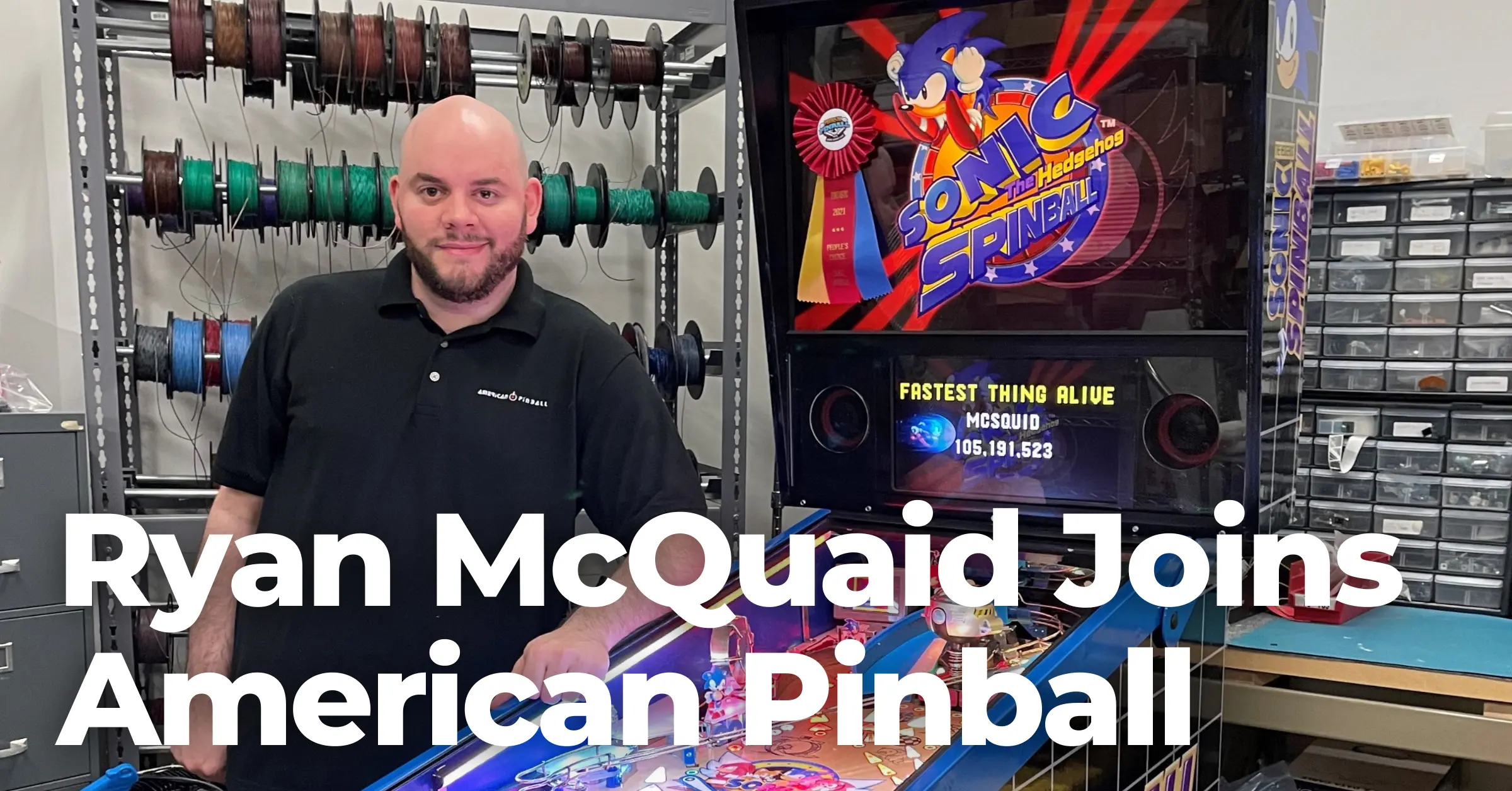 Ryan McQuaid Joins American Pinball | Kineticist