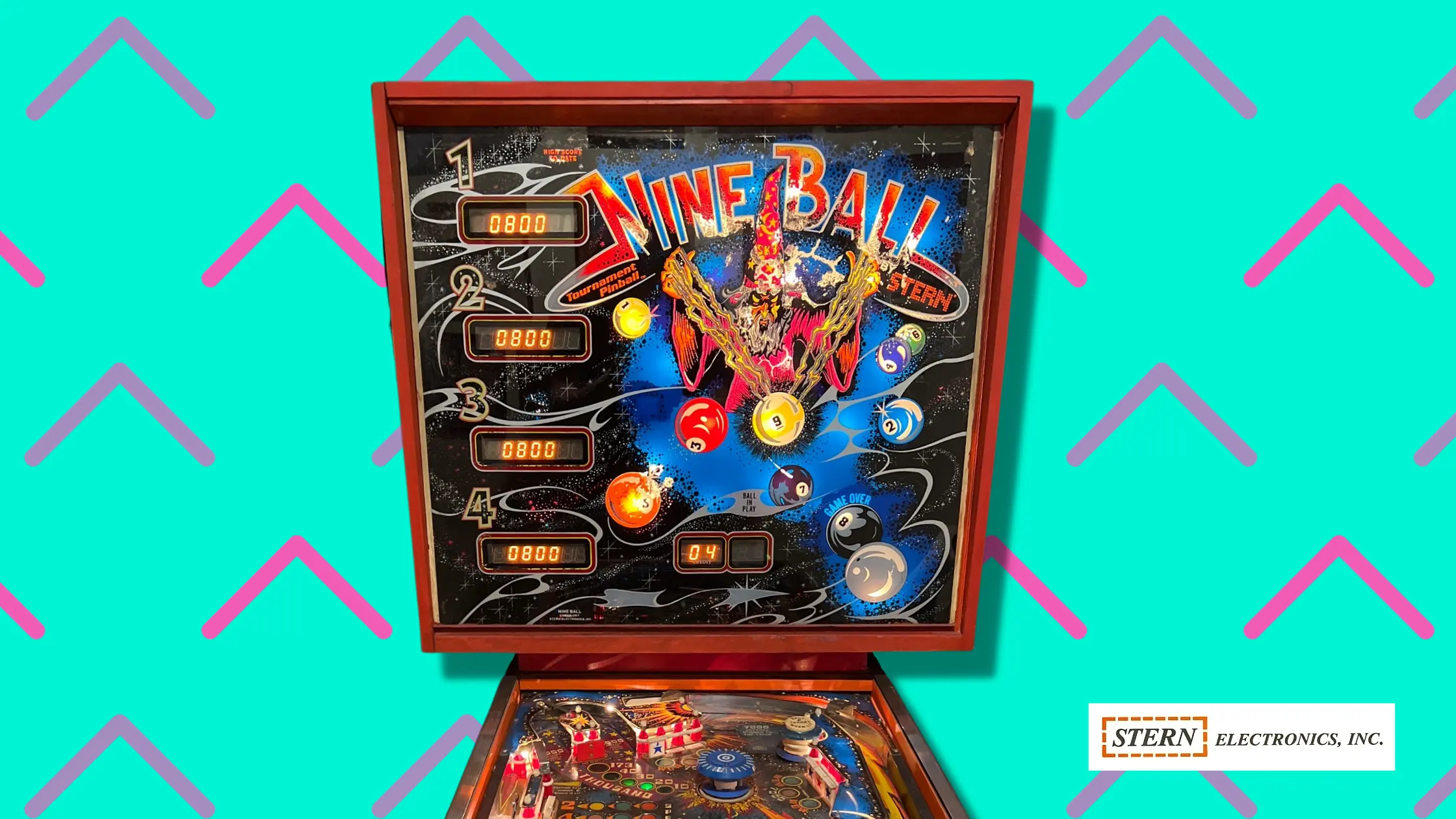 Nine Ball (1980) Pinball Machine by Stern Electronics