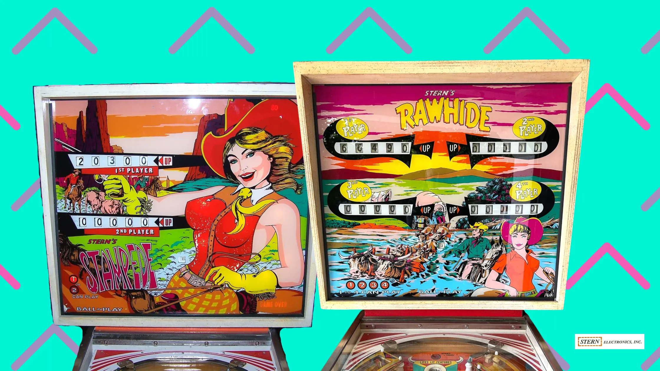 Stampede / Rawhide (1977) Pinball Machine by Chicago Coin Machine Mfg. Co.