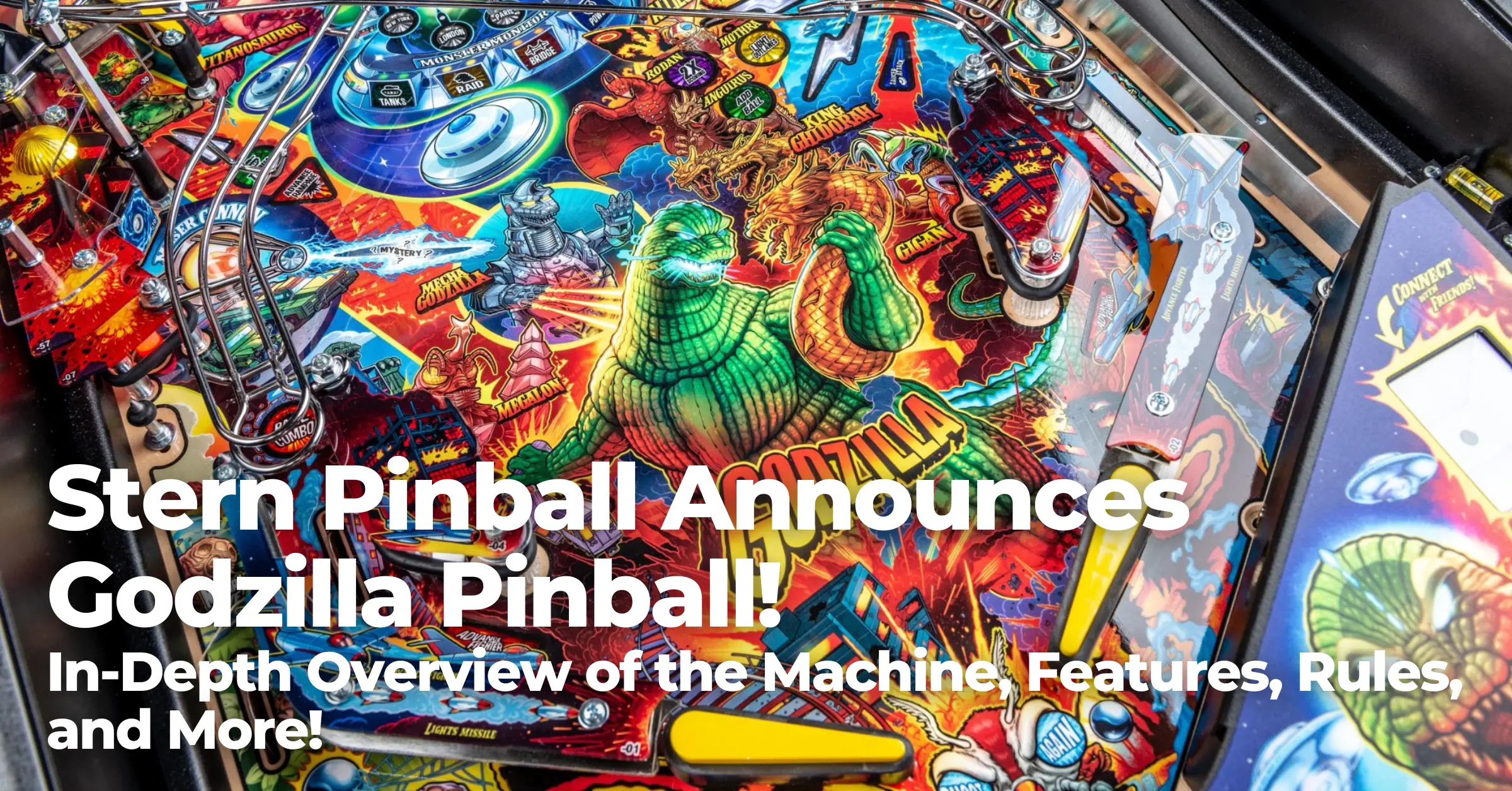 Stern Pinball Announces GODZILLA PINBALL! | Kineticist
