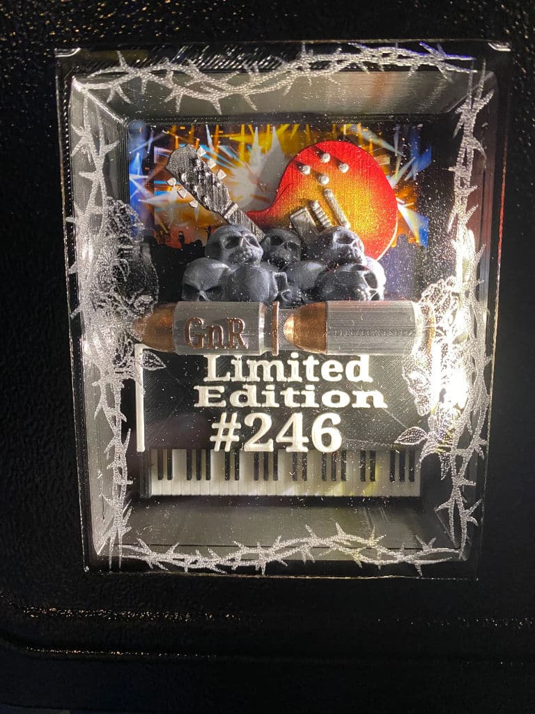 Guns N' Roses Custom Illuminated Coin Door Shadow Box Mod | The MOD ...