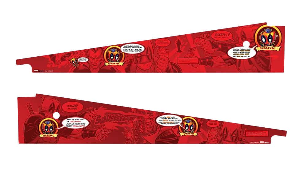 Deadpool Art Blades | Stern Pinball Inc. | Pinball Mods & Toppers Database