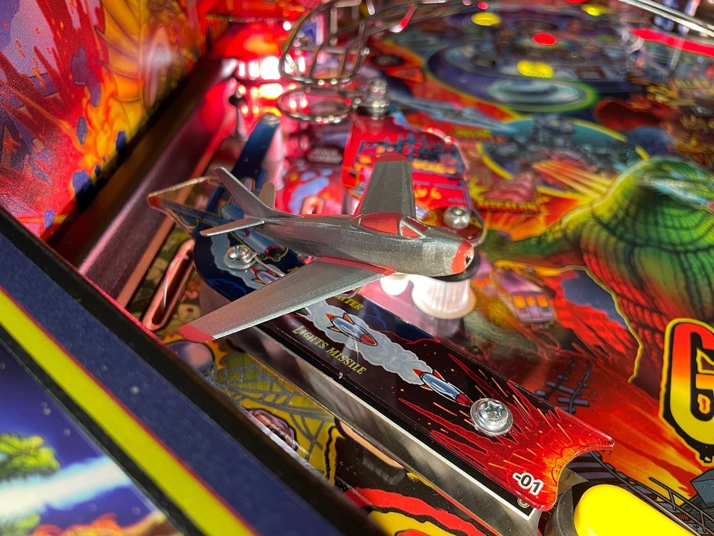 Godzilla F86 Saber Jet Fighters (X2) | Pino Pinball Mods | Pinball Mods ...