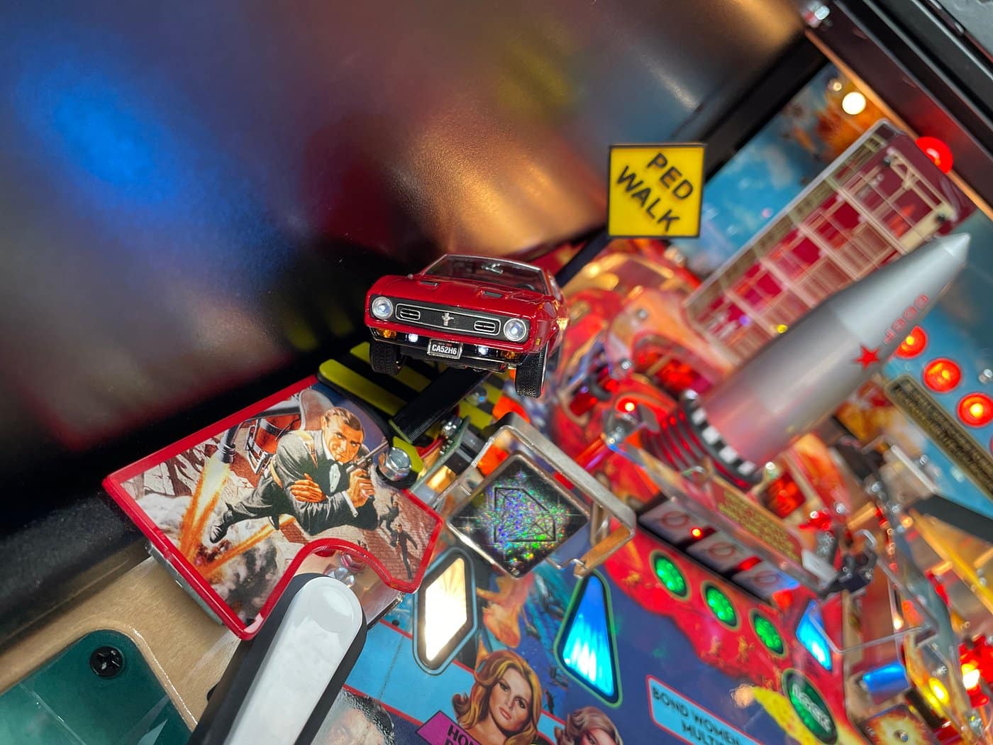 James Bond 007 Ford Mustang MACH 1 | Pino Pinball Mods | Pinball Mods ...
