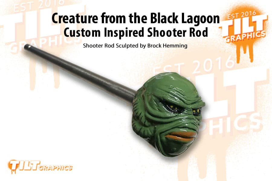 Creature From the Black Lagoon Shooter Rod | Tilt Graphics | Pinball ...