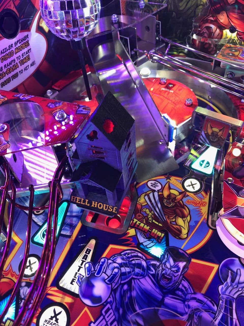 Deadpool Custom Hellhouse Illuminated Villain Lair | The MOD Couple ...