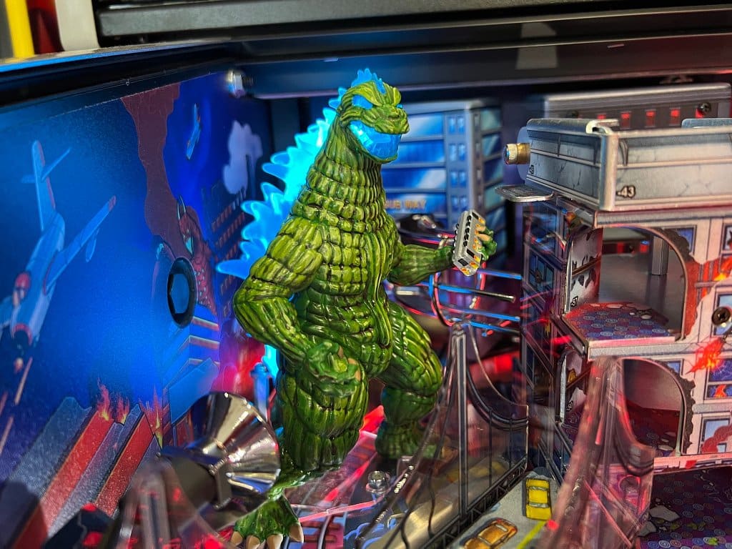 Godzilla Atomic Godzilla Mod | MOJO Mods | Pinball Mods & Toppers Database