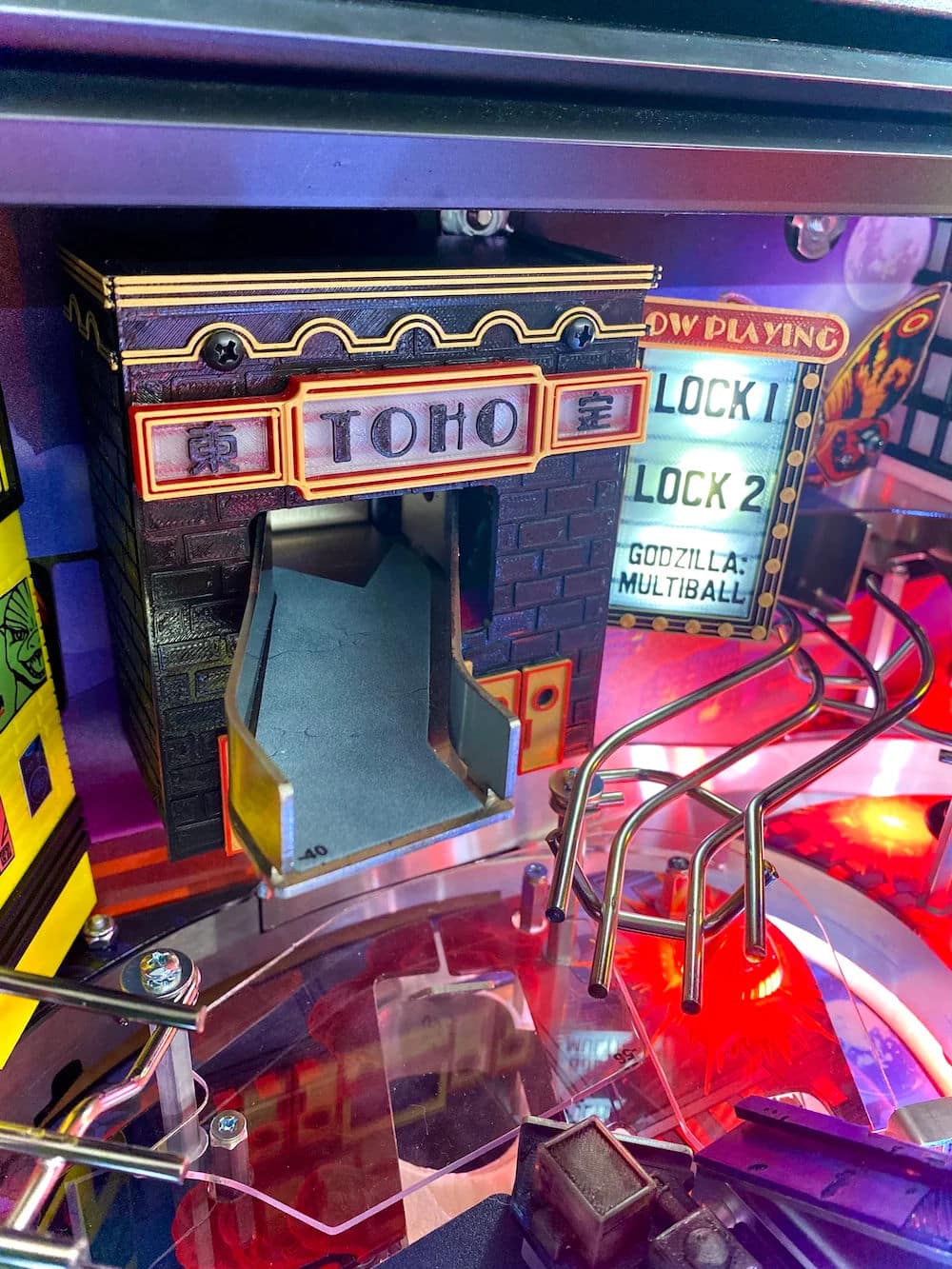 Godzilla Theatre Building Upgrade | Mezel Mods | Pinball Mods & Toppers ...