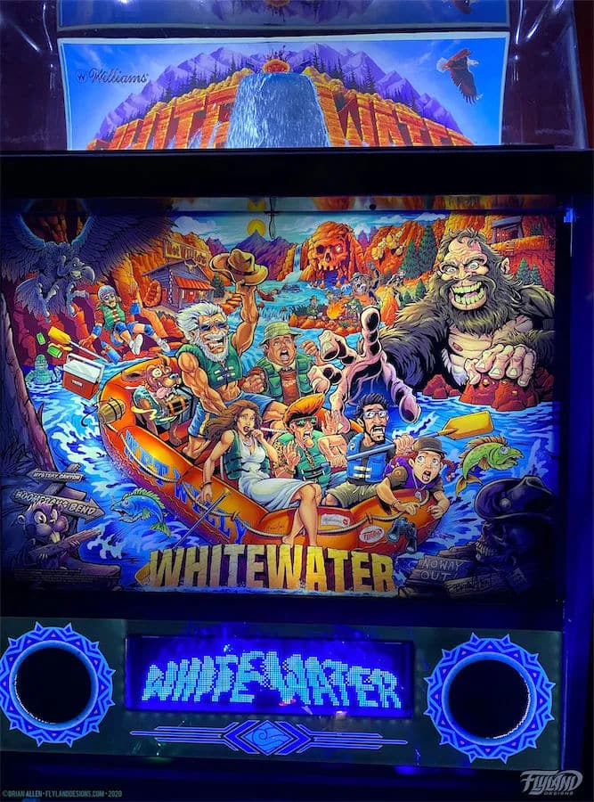 White Water Alternate Translite | Flyland Designs | Pinball Mods ...