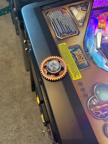 Rush Gear Action Button | Back Alley Creations | Pinball Mods & Toppers ...