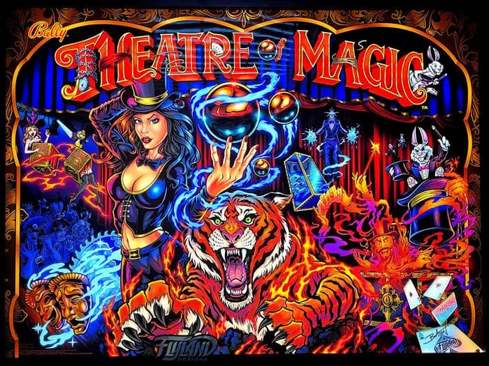 Theatre of Magic Alternate Translite | Flyland Designs | Pinball Mods ...