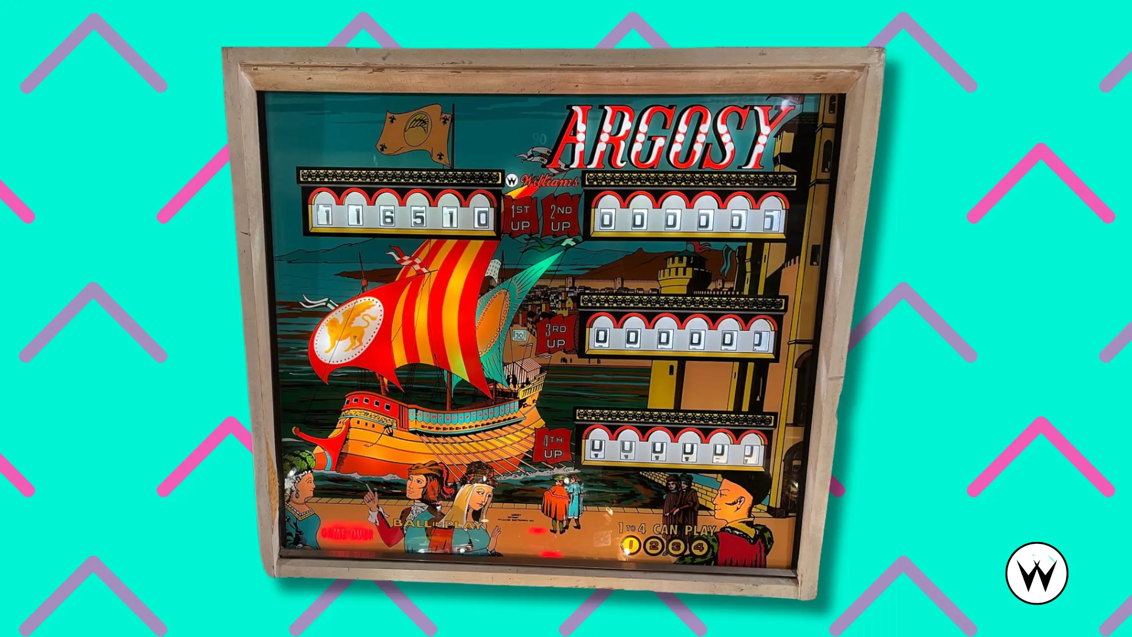 Argosy (1977) Pinball Machine by Williams Electronic Games Inc.