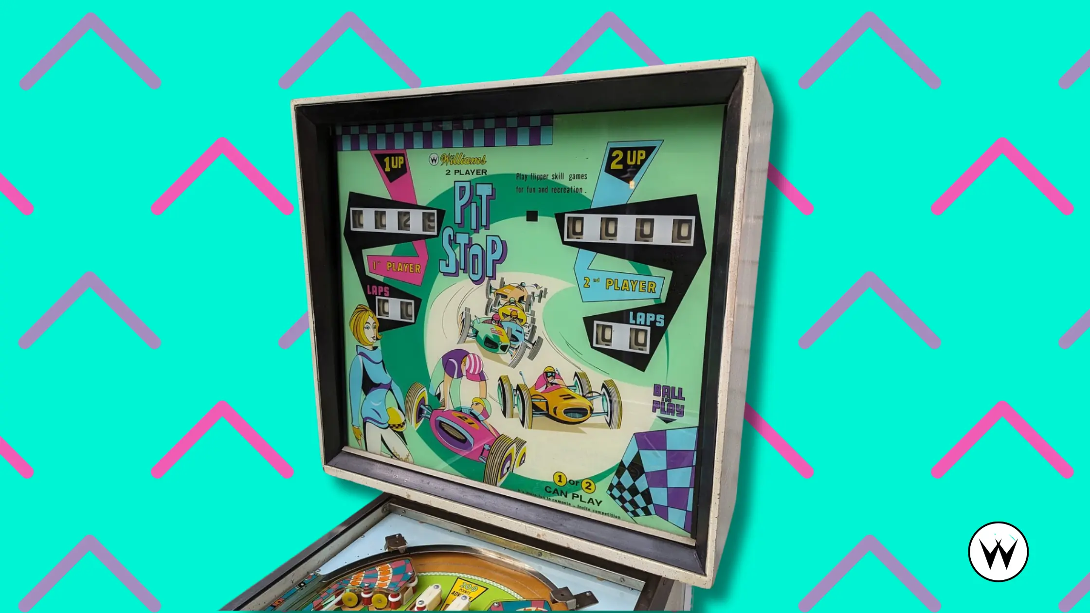 Pit Stop (1968) Pinball Machine by Williams Electronic Games Inc.