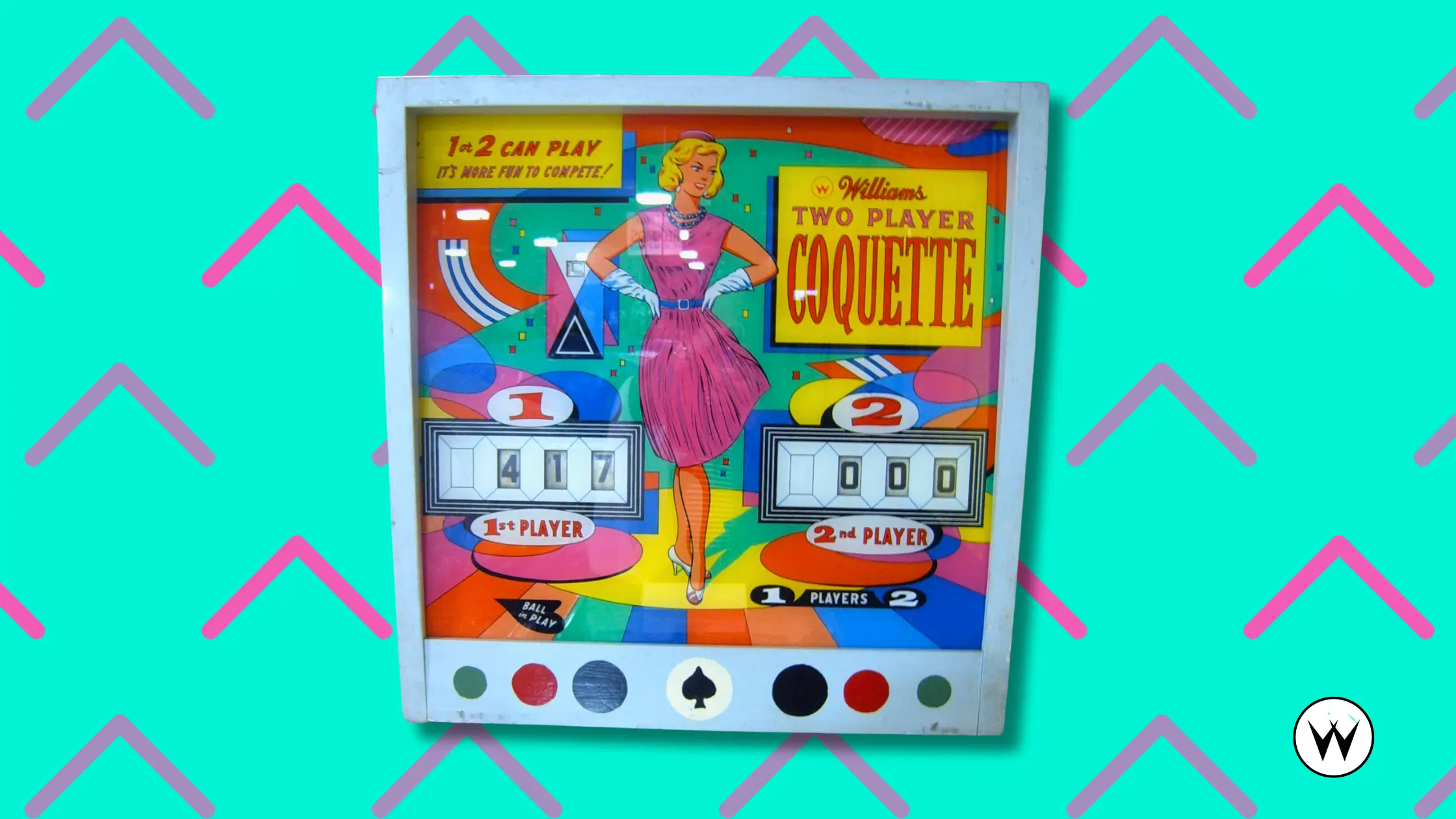 Coquette (1962) Pinball Machine by Williams Electronic Games Inc.