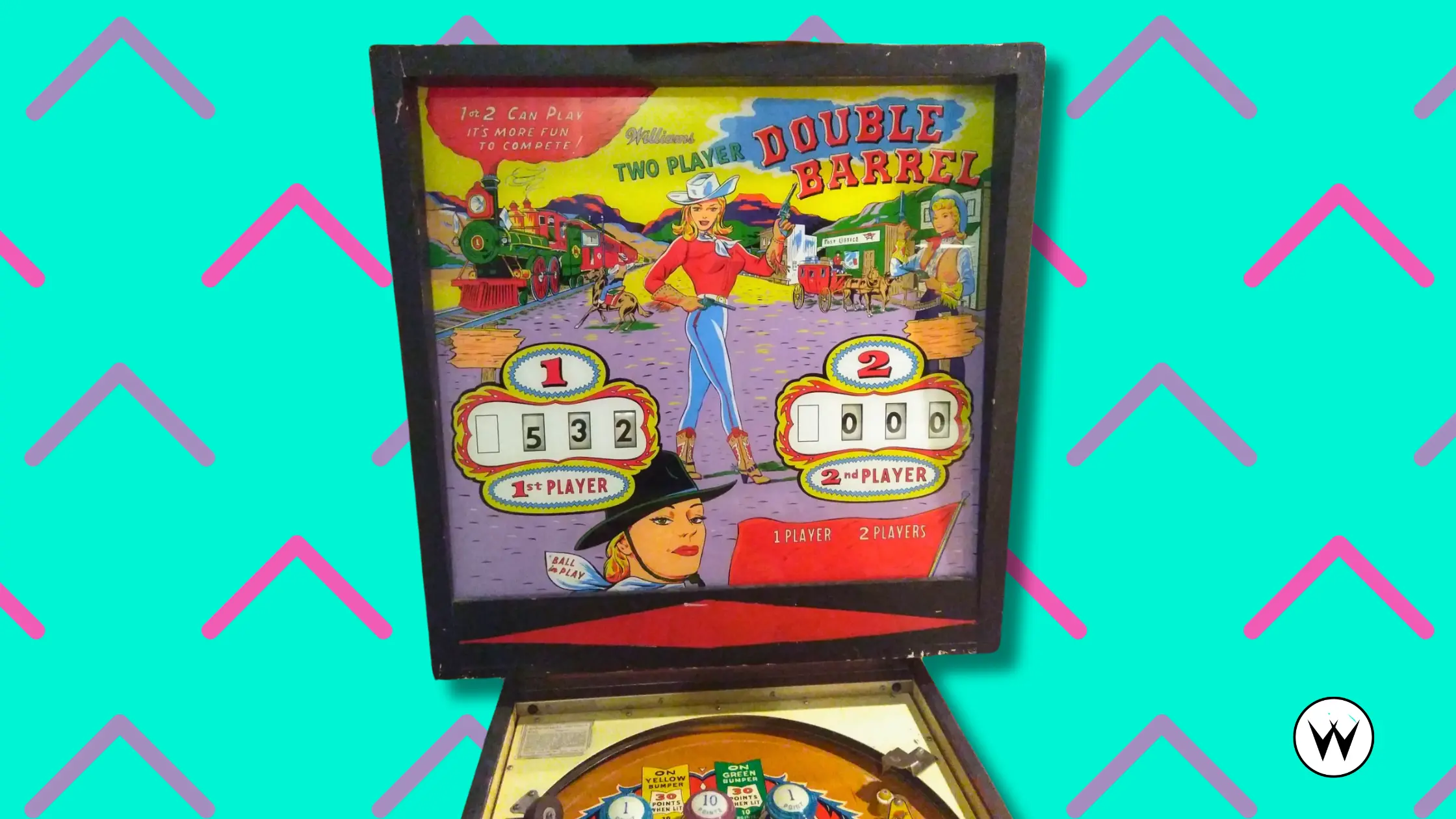 Double Barrel (1961) Pinball Machine by Williams Electronic Games Inc.