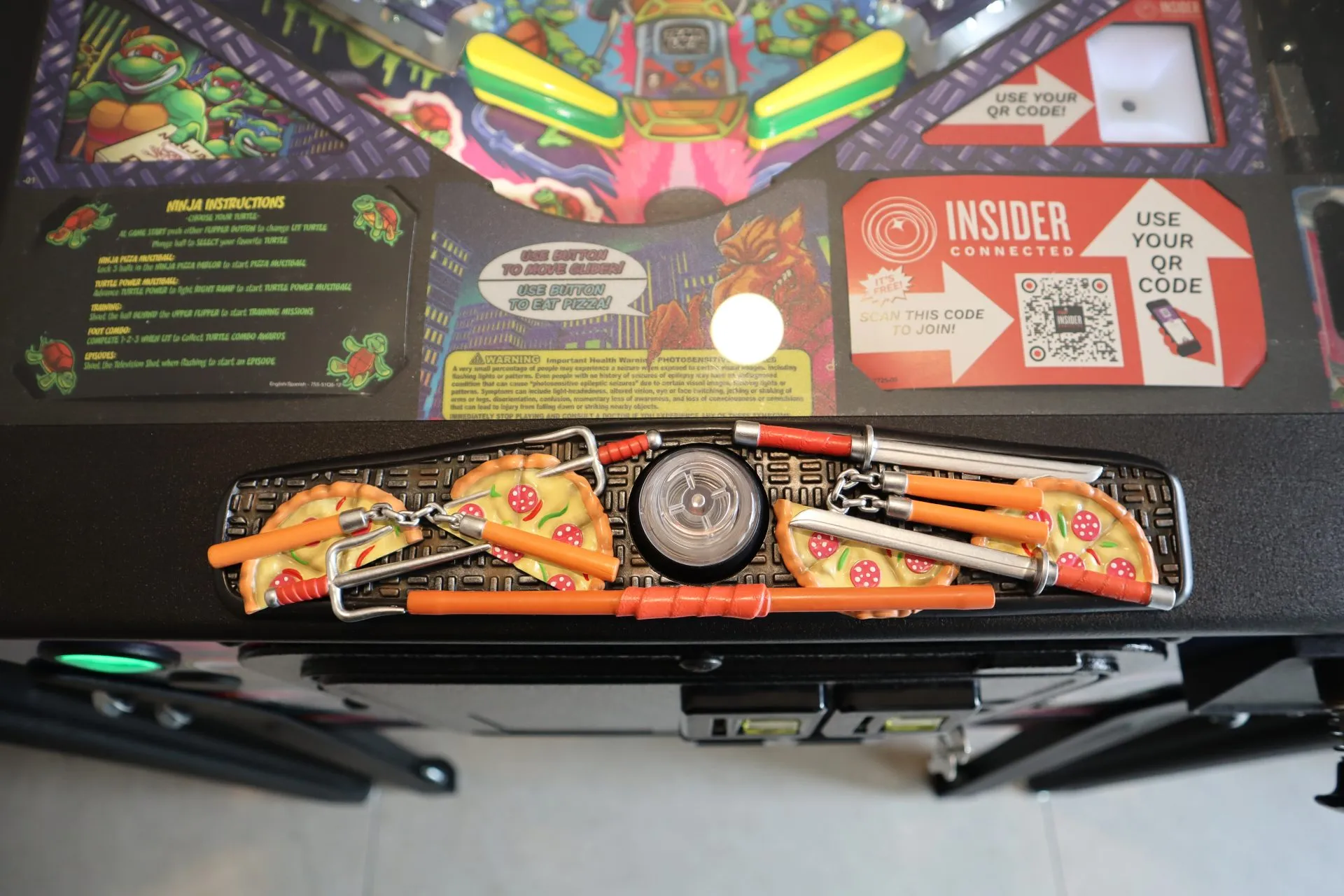 Teenage Mutant Turtles Sculpted Action Button V2 | The Art of Pinball ...