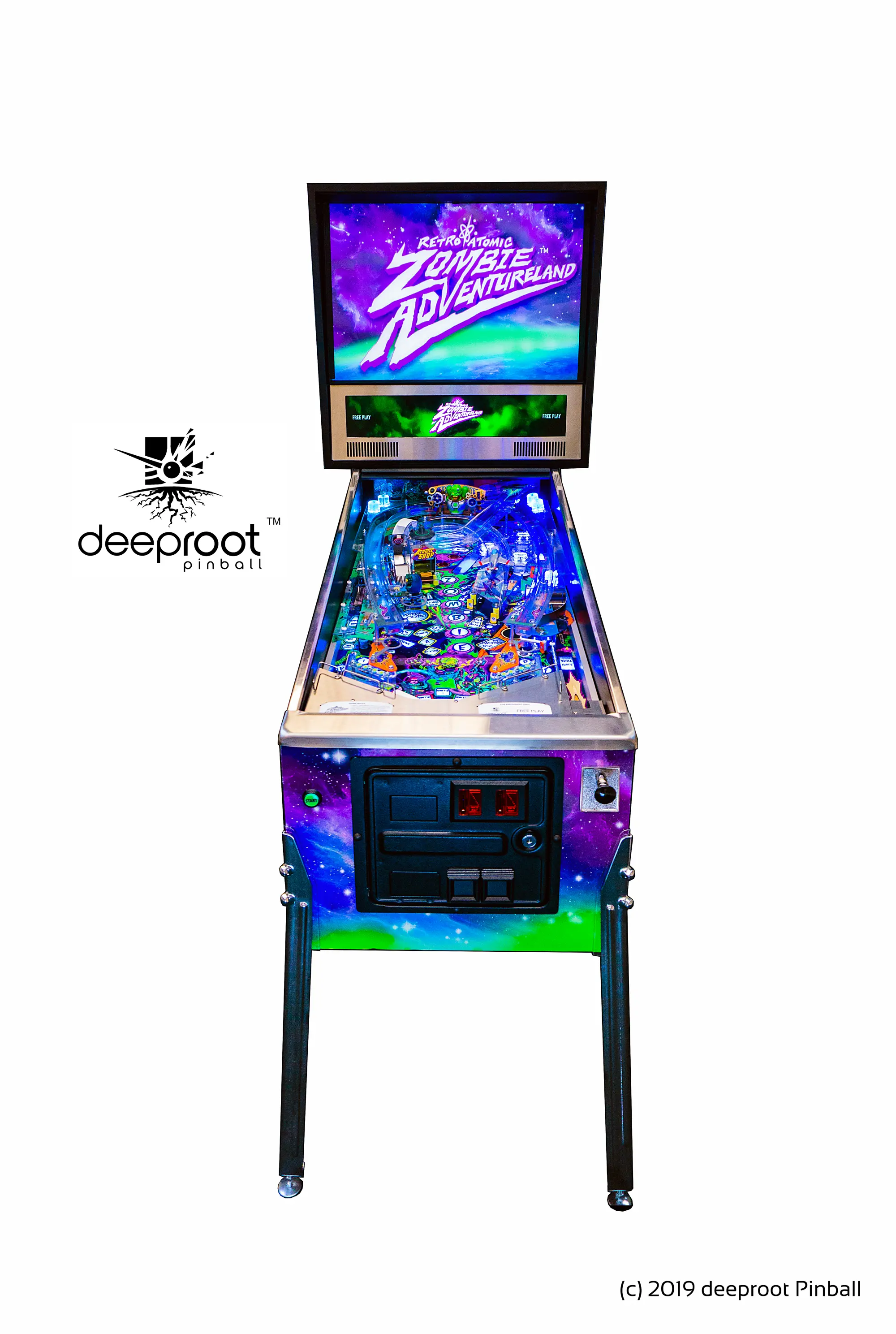 FIRST LOOK: deeproot Pinball’s Retro Atomic Zombie Adventureland | Kineticist