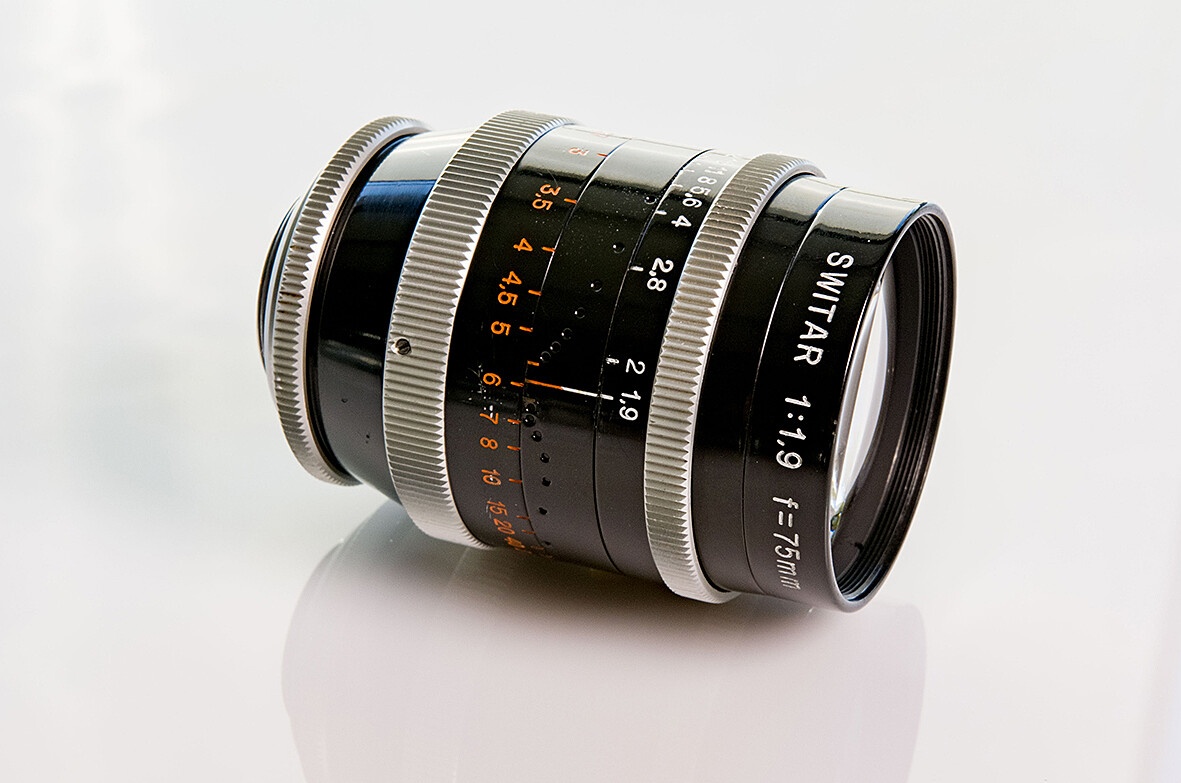 Bolex lens 75mm Switar macro, c-mount | Highline Camera Rentals