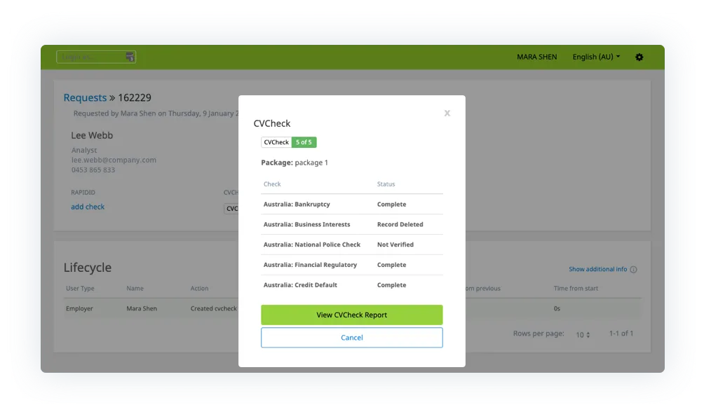 Automate Background Checks with Xref & CVCheck