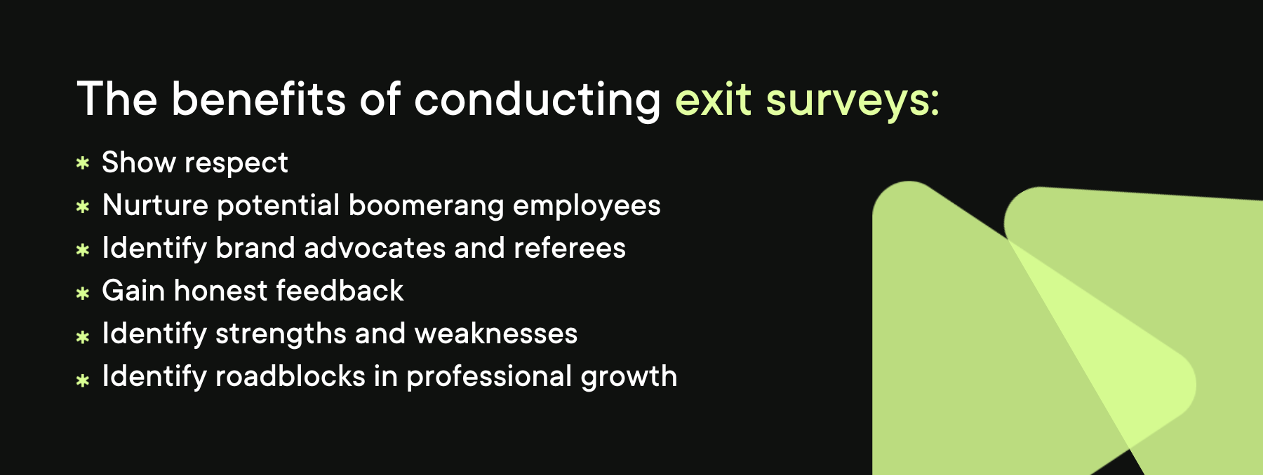 How to get the most out of your exit surveys