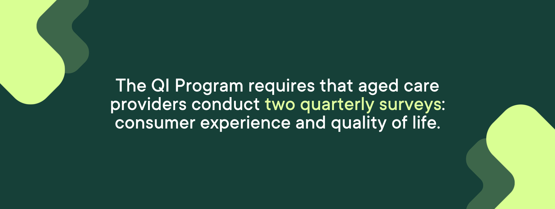National Aged Care QI Program - Compliance Requirements | Xref