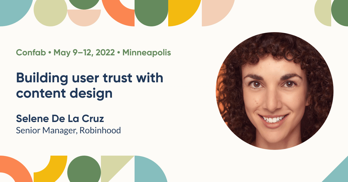 Building user trust with content design - Confab: The content strategy ...
