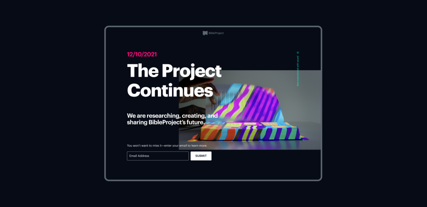 BibleProject Case Study | Underbelly