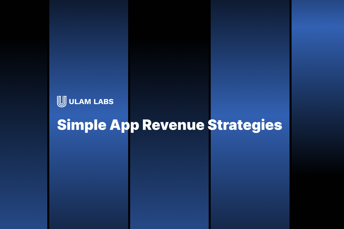 Simple App Revenue Strategies