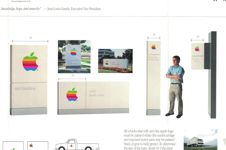 Iconic brand guidelines and logo manuals from 60s, 70s and 80s