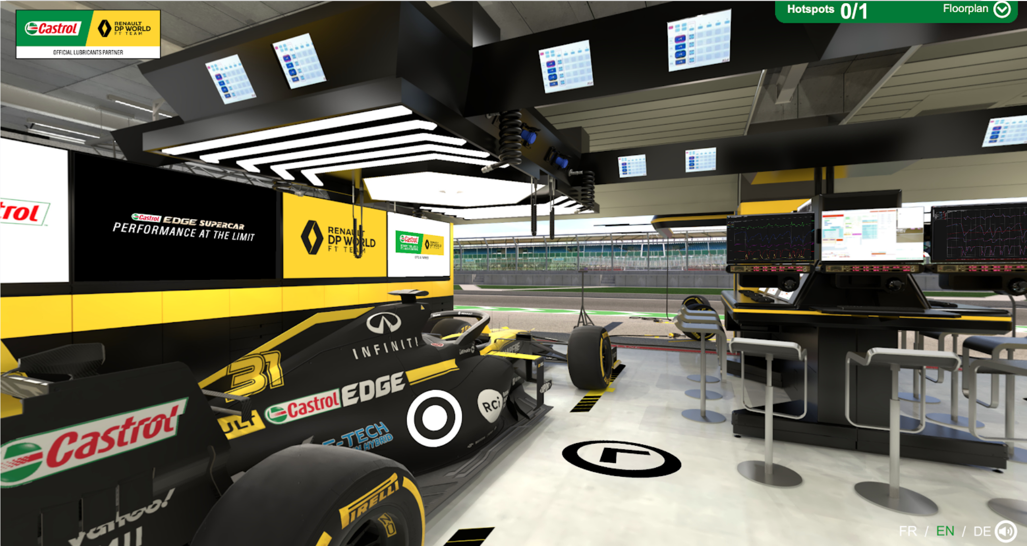 Delivering a virtual garage tour experience for Castrol