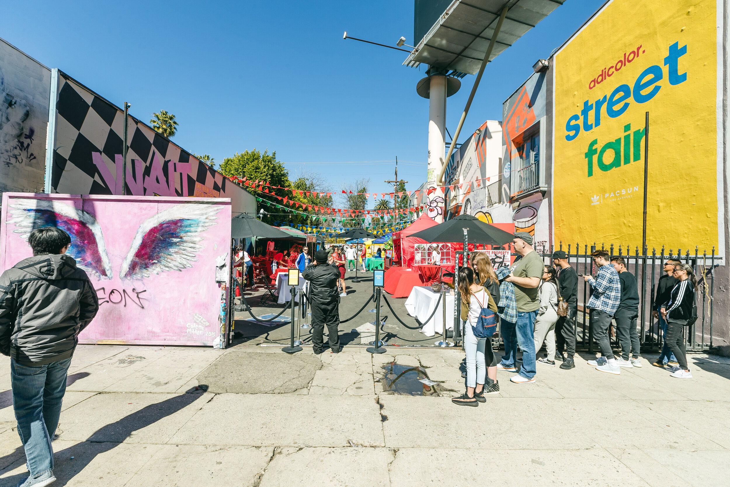 The adicolor Street Fair invited guests to explore ‘stalls’, each ...