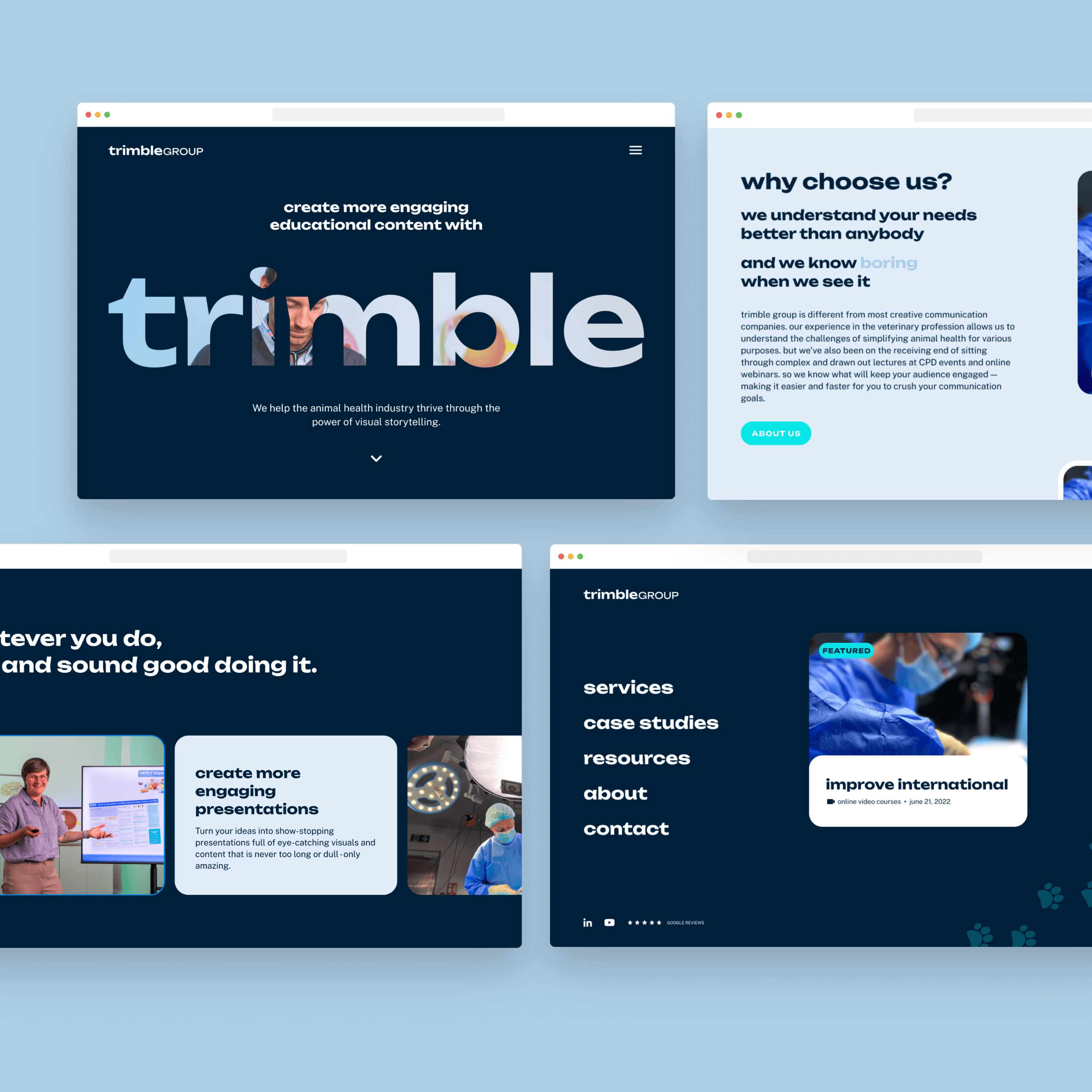 trimble group x KHULA™ - Branding & Webflow Design